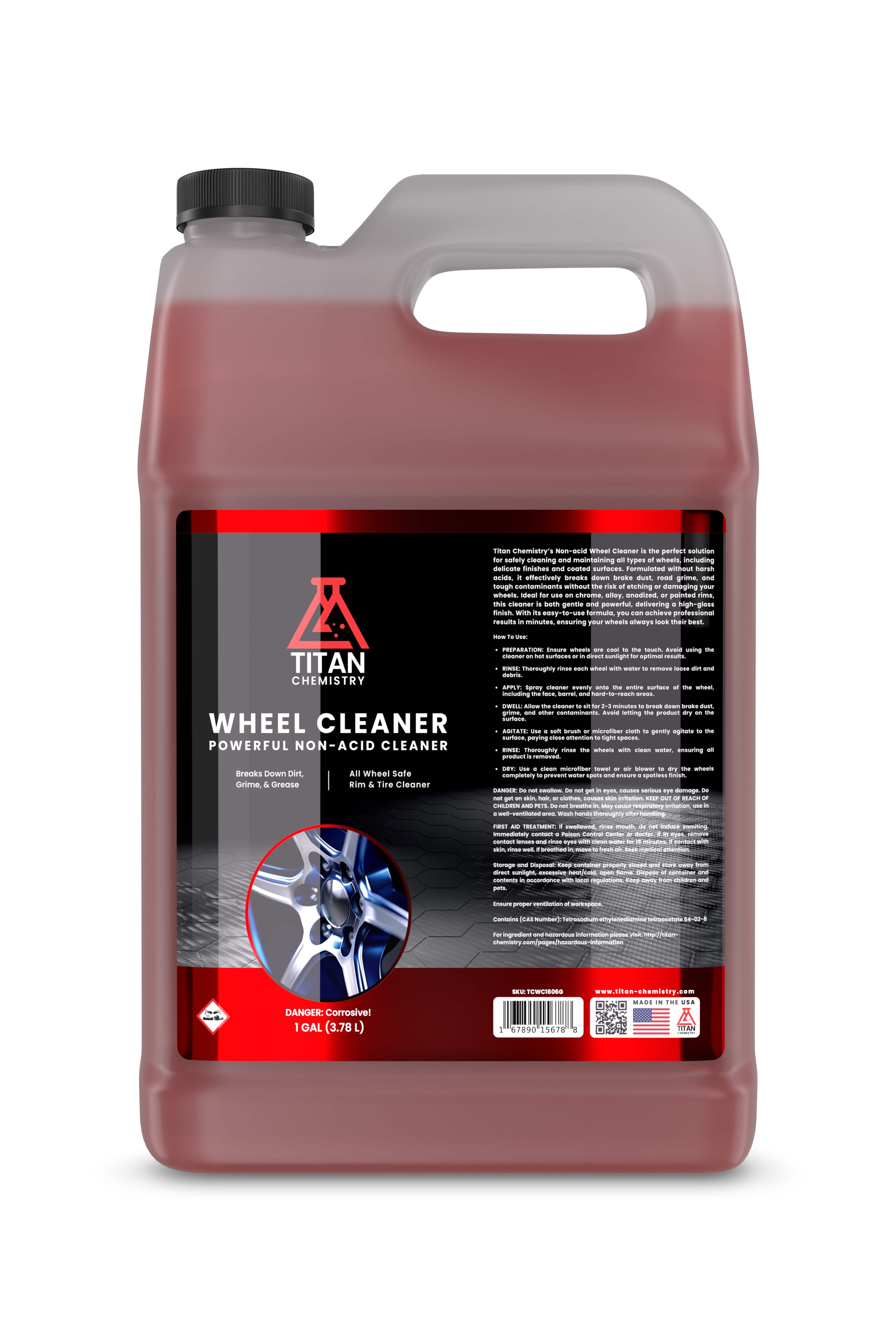 Wheel Cleaner - Powerful Non-Acid Cleaner – TITAN CHEMISTRY