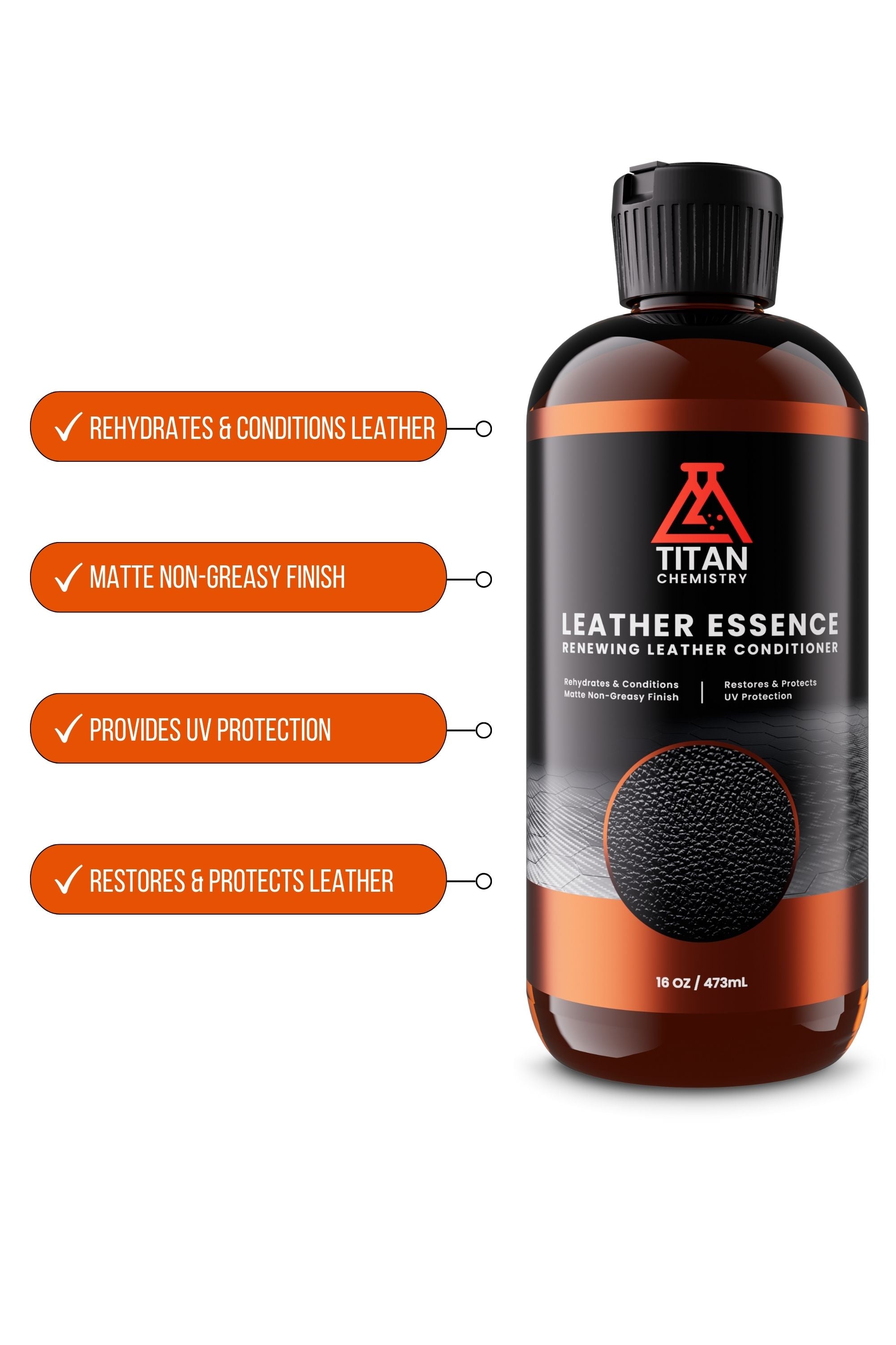 Leather Essence - Renewing Leather Conditioner – TITAN CHEMISTRY